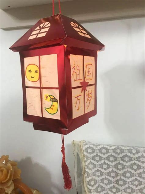 萌娃中秋好礼献祖国翠湖幼儿园亲子手工环保灯笼作品欣赏 垃圾