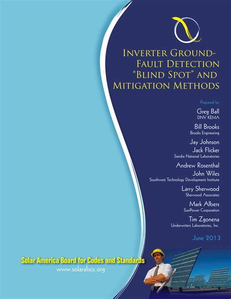 Pdf Inverter Ground Fault Detection Blind Spot And Mitigation Methods