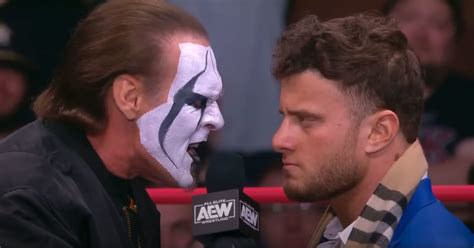 Sting Betrays Wwe On Aew Dynamite Tony Khans Slippery Surprise