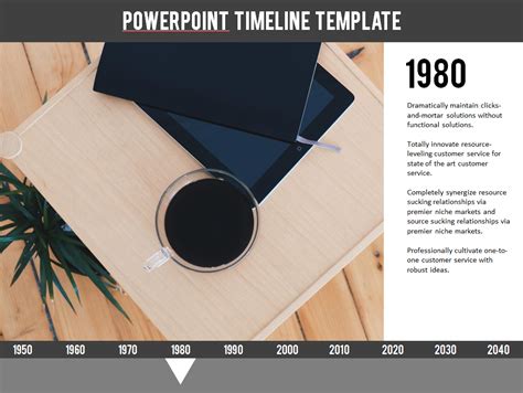 PowerPoint Template Interactive Timeline