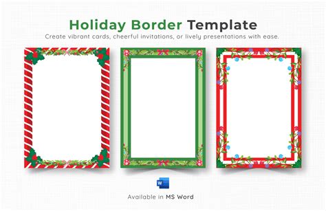 Free Decorative Border Templates Editable And Printable