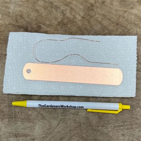 Copper Plant Labels Swinging The Gardeners Workshop
