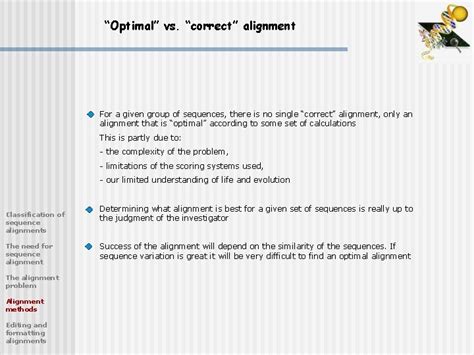 Cs 177 Sequence Alignment Classification Of Sequence Alignments