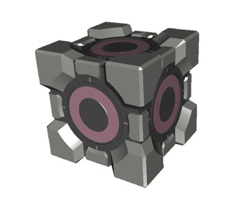 Pc Computer Portal 2 Companion Cube The Models Resource