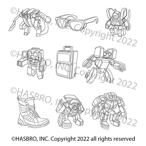 Transformers Botbots Concept Art By Ken Christiansen Transformers