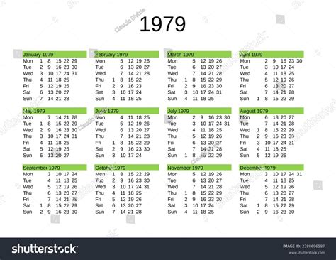 Calendar January 1979