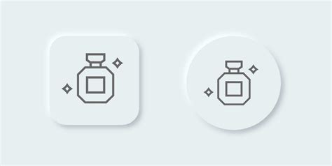 Perfume Line Icon In Neomorphic Design Style Bottle Signs Vector Illustration 24133627 Vector