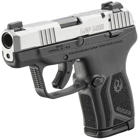 Ruger Lcp Max 380 Auto Acp 28in Matte Stainless Pistol 101 Rounds