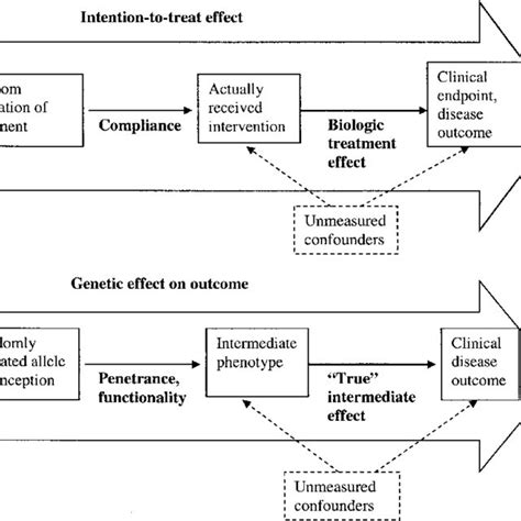Conceptual Graph Depicting The Instrumental Variable Iv Approach B