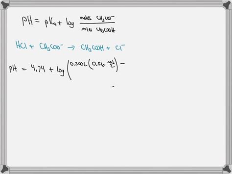 Solved 5 What Will Be The Ph In A Mixture Of The Buffer With Volume 0 3 Liter Consists Of Ch 3