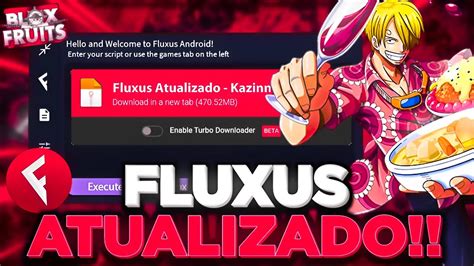 Atualizou 😱🔥fluxus Executor Mobile Atualizado Script Blox Fruits