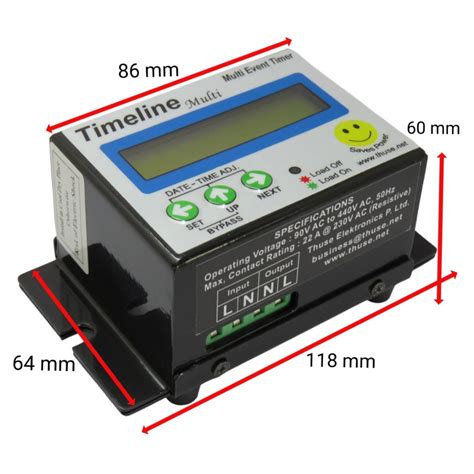 Timeline Multi Event Timer With Surge Protection