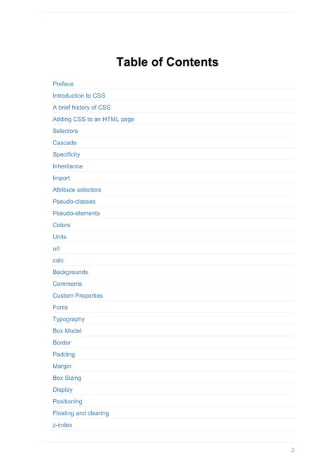 The Css Handbook Pdf Web Development Internet