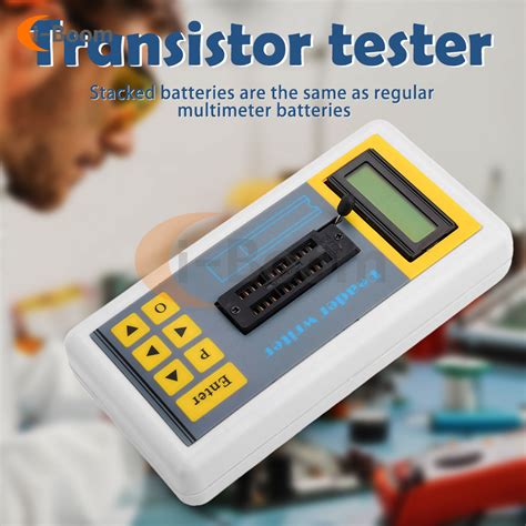 ☁transistor Tester Mos Capacitor Tester Diode Resistor Inductor Automatic Checker Detector With