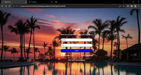 How To Create A Login Form With Html And Css Sasikiran Dommara Posted
