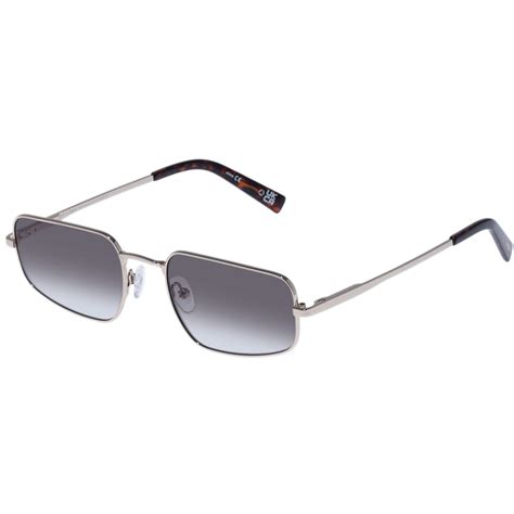 Metagalactic Gold Uni Sex Rectangle Sunglasses Le Specs