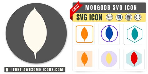 Mongodb Icon Svg Code — Download Path Html