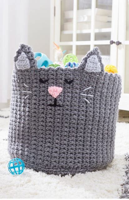 Ravelry Kitty Toy Basket Pattern By Heather Lodinsky