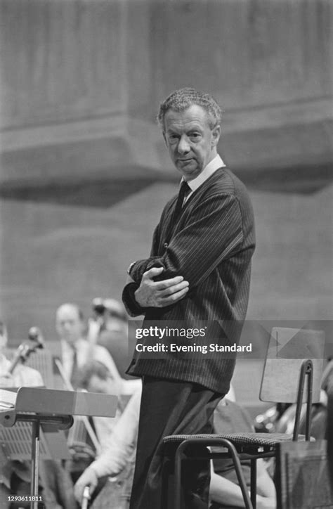 English Composer Benjamin Britten Rehearses With The English Chamber News Photo Getty Images