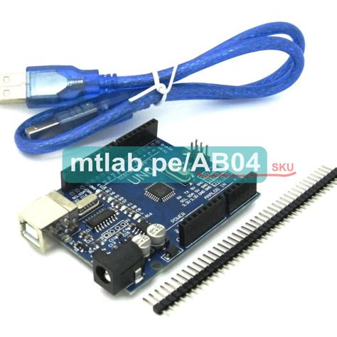 Arduino UNO CH340 Formato SMD Cable USB MTLAB