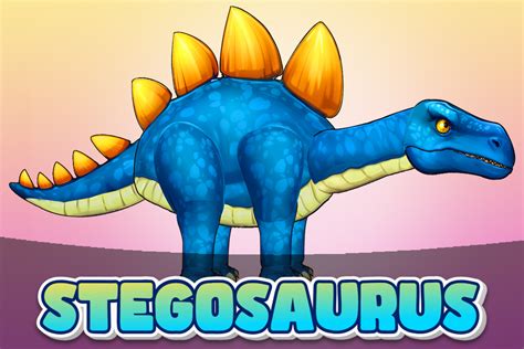 The Stegosaurus 2d Animated Character Spriter 2d Characters Unity Asset Store