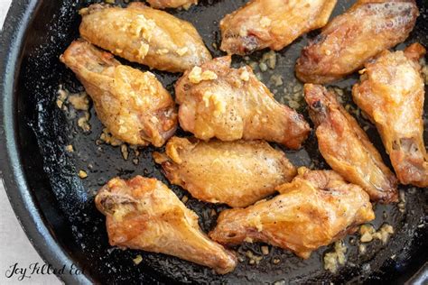 Garlic Butter Chicken Wings Crispy And Flavorful Joy Filled Eats