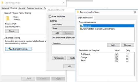 windows file sharing best practices