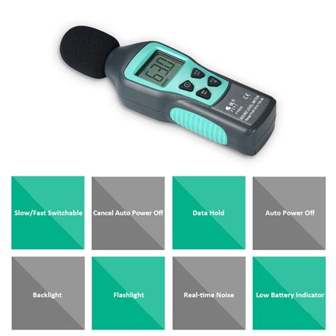 FUYI LCD Digital Noisemeter Sound Level Decibel Me Grandado