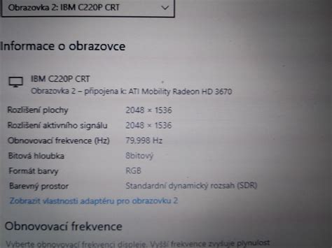 CRT Monitor IBM ThinkVision C P Aukro CRT Monitor IBM ThinkVision C P Aukro