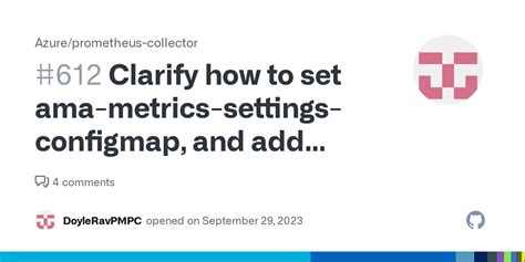 Clarify How To Set Ama Metrics Settings Configmap And Add Troubleshooting Tips · Issue 612