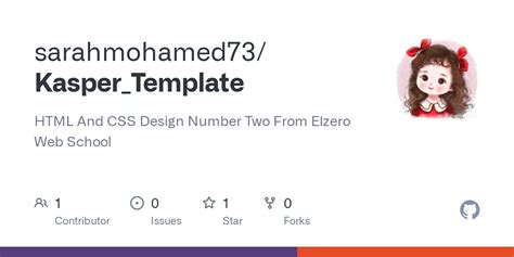 Github Sarahmohamed73kaspertemplate Html And Css Design Number Two