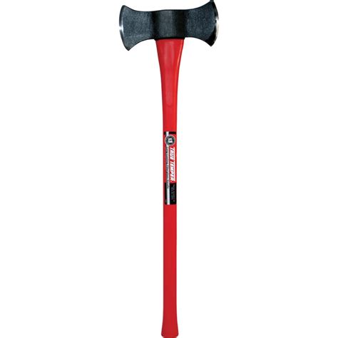 True Temper Forged Steel Double Bit Axe With 36 In Fiberglass Handle At