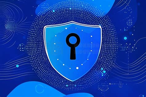 Cyberai数字艺术 Cyber Security简约现代风盾牌钥匙孔数据流动信息安全保护插画 Ai平面元素免费下载 Png格式 4032像素 编号71714648 千图网