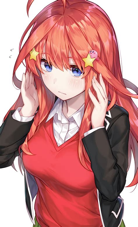 2d Anime Digital Art 5 Toubun No Hanayome Nakano Itsuki Artwork Anime Girls Portrait