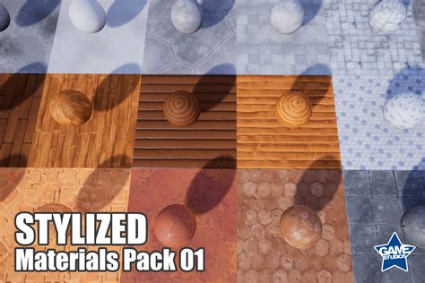 Stylized Materials Pack 01 2d Textures And Materials Unity Asset Store