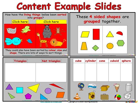Comparing And Sorting Shapes Year 2 Teaching Resources