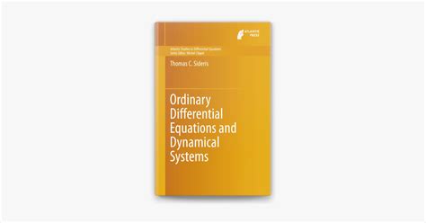 ‎ordinary Differential Equations And Dynamical Systems On Apple Books