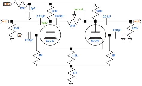 Circuit Analysis Of The Vox Ac15 Pentode Preamp And Power Amp