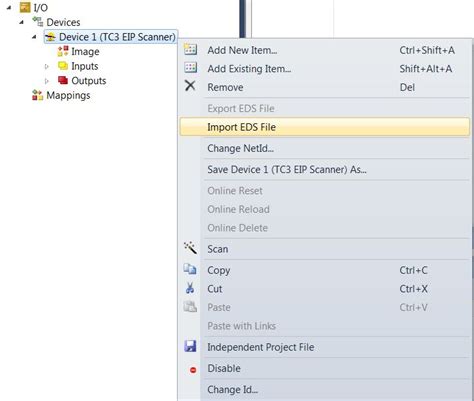 Connecting EtherNet IP Slaves