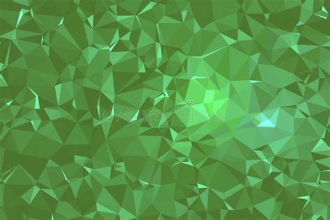 Creative Abstract Illustration With Gradient Triangular Pattern For