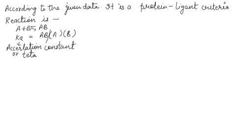 Solved Use The Graph To Estimate The Dissociation Constant Kd And Calculate The Association