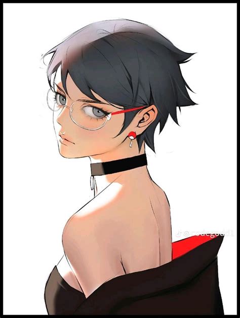 Sarada Time Skip Short Hair Boruto Naruto Sasuke Uchiha