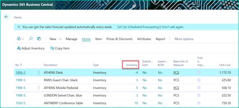 Inventory Vs Item Ledger Entries In Business Central Differences