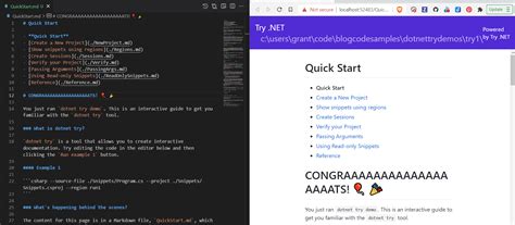 What Is DotNet Try