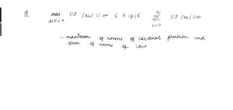 Solved Theorem 511 Conditioning Of Interpolation Suppose That A