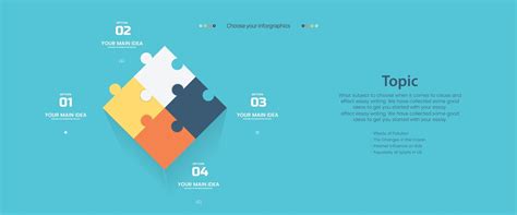 Premium Vector A Jigsaw Infographic Vectors Cycle Diagram Puzzle