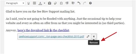 Don T Accidently Remove Links See How Support