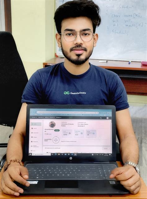 Geeksf Problemsolving Techswag Codingjourney Shivam Kumar Sah