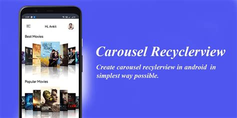 Carousel Recyclerview красивая карусель