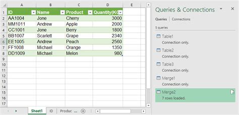 Hướng Dẫn Gộp Nhiều Bảng Thành Một Trong Excel Bằng Powerquery